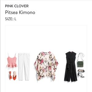 Pink Clover | Tops | Pink Clover Pitsea Kimono | Poshmark